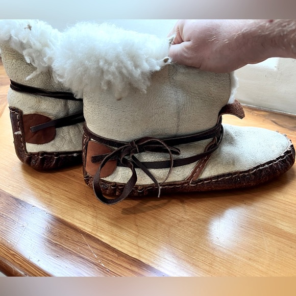 Shoes | Authentic Sheepskin Moccasins Handmade And Purchased At Native ...